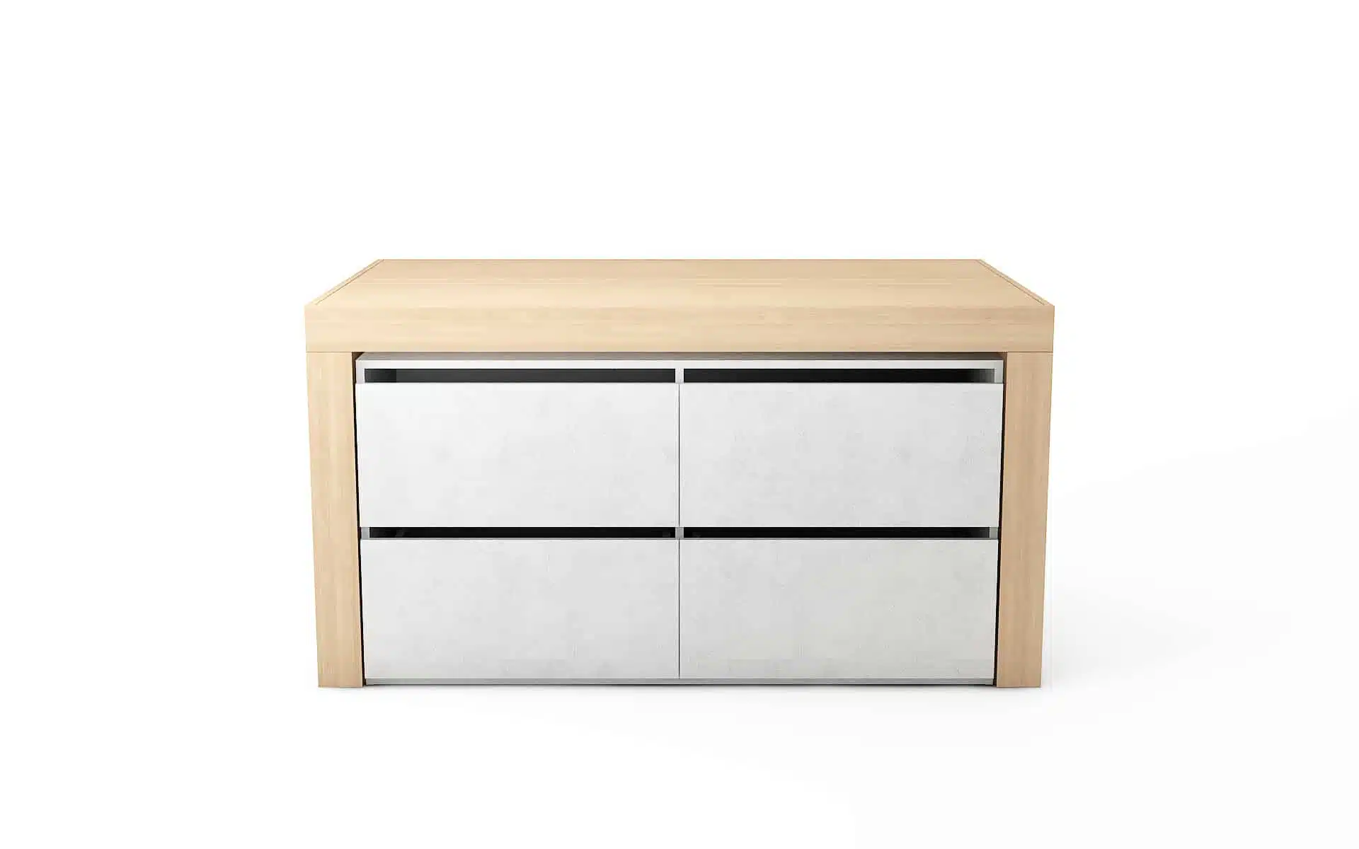 Bridge table with drawers Zero - Hi Retail